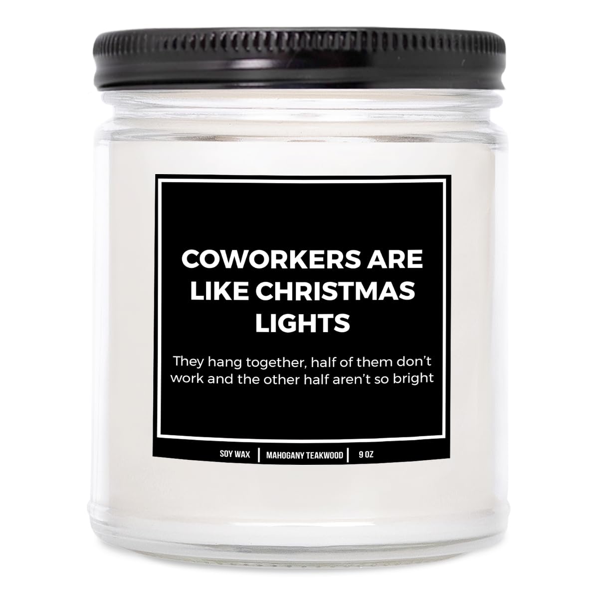 Amazon.com: YouNique Designs Funny Coworker Gifts - 8oz Candle for ...