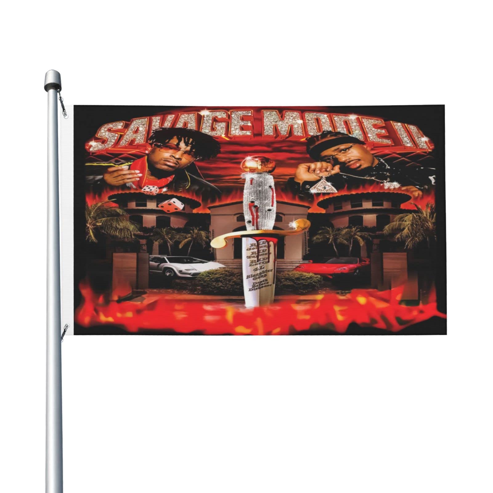 Amazon.com : CASOWAT Metro Singer Boomin Flag Banner 3x5Ft Indoor ...