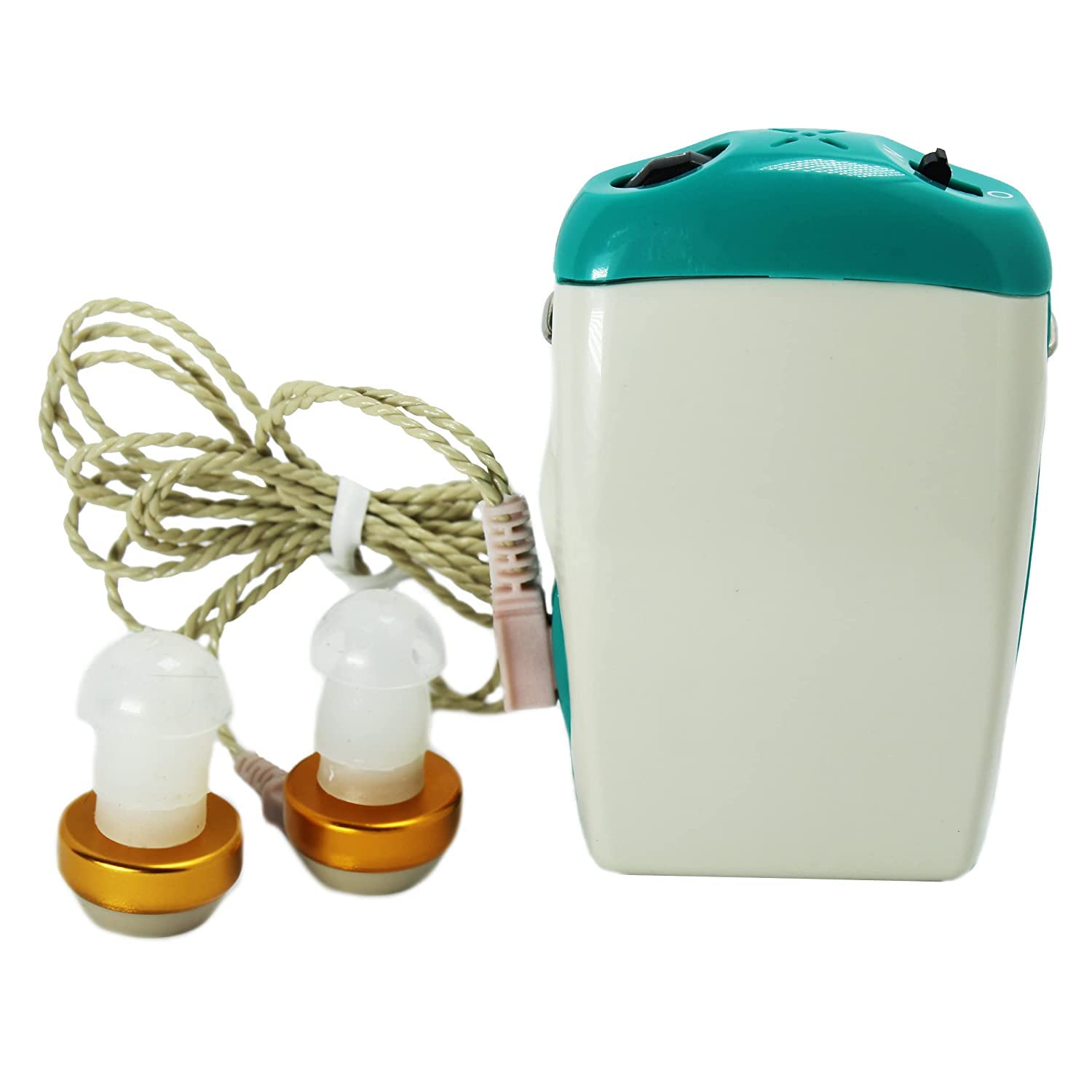 Buy AA Super Axon Pocket Hearing AID Machine for Deaf People with Extra ...