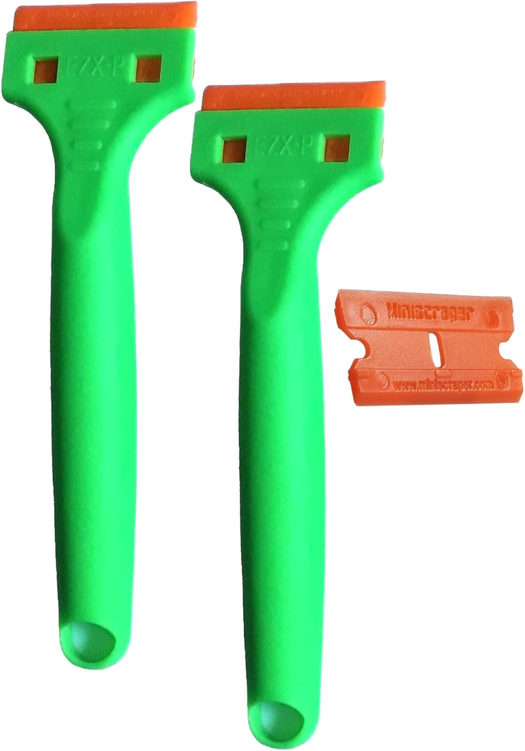 Amazon.com: EZX-P Plastic Razor Scraper Kit - 2 EZX-P Plastic Razor ...