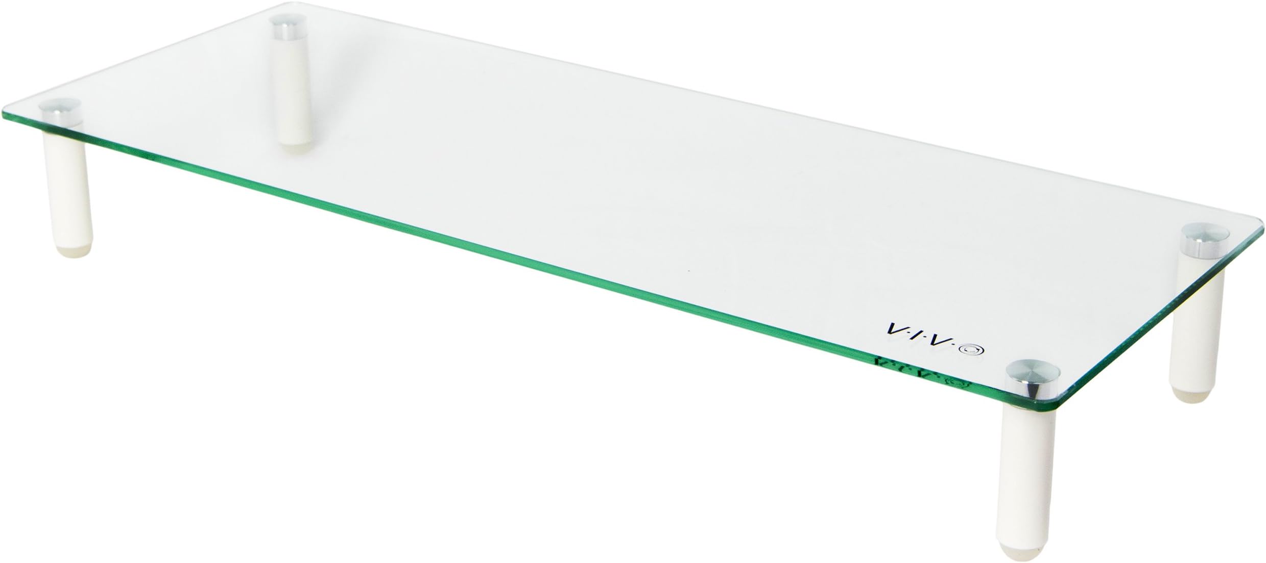 Amazon.com: VIVO Glass Ergonomic Tabletop Riser, Standard Desktop ...