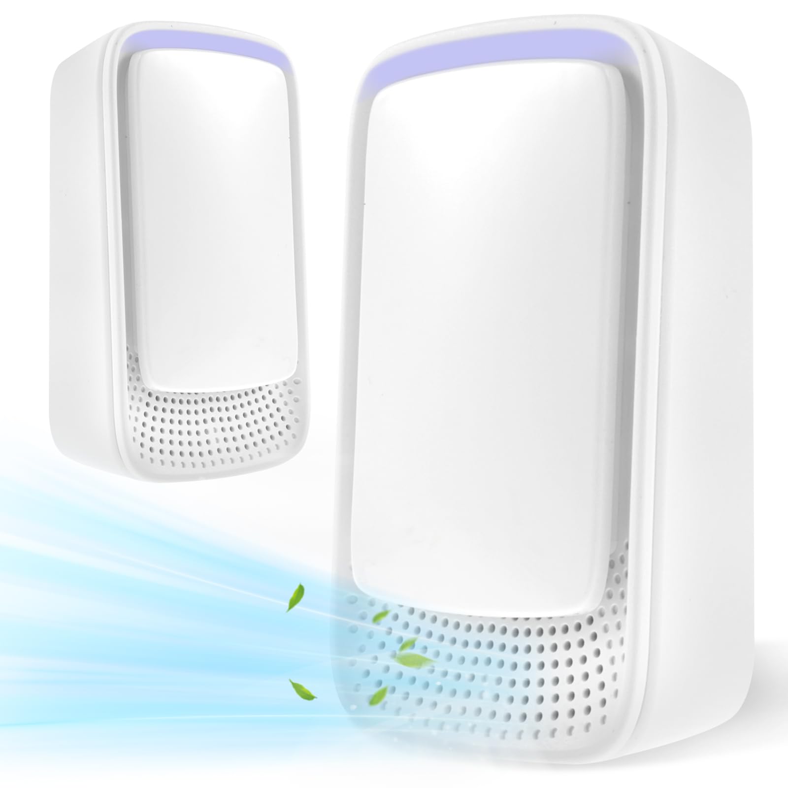 2 Pack Negative Ion Air Purifier Plug-in Portable Ion Generator Ionizer ...