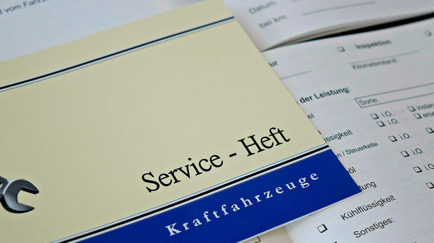 Germann Kfz Wartungsheft Serviceheft Inspektionsheft universal quer A5 ...