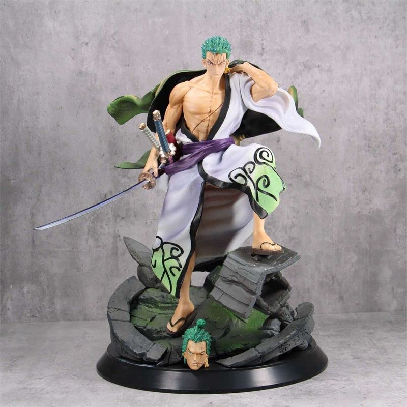Buy REOZIGN Figures One Piece, Zoro Figure Statue Large Size Kimono ...