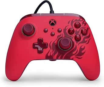 PowerA Advantage Wired Controller for Xbox Series X|S - Red Flame ...