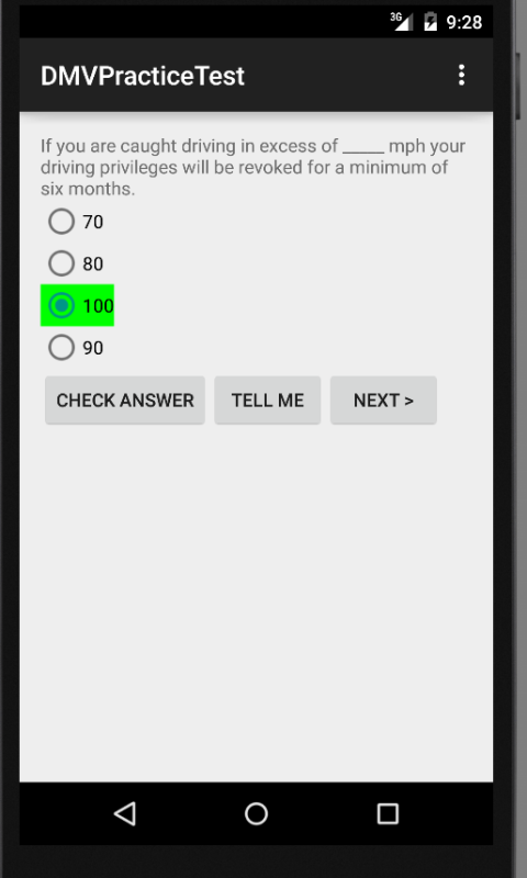 MN DMV Questions - App on Amazon Appstore