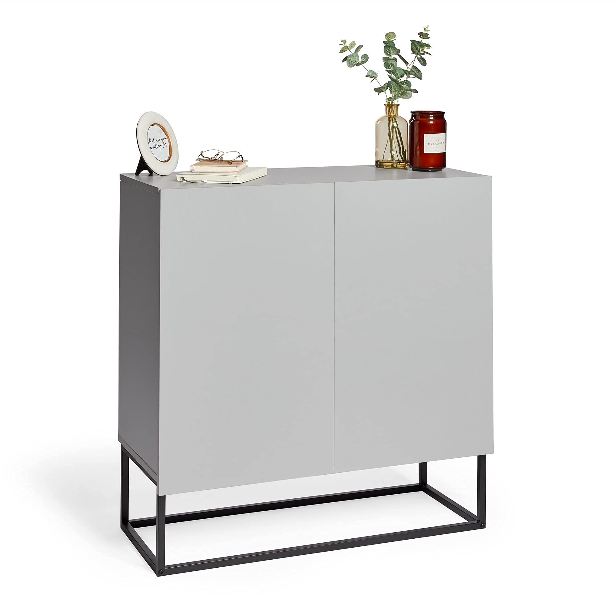 Buy VonHaus Storage Cupboard Unit Modern Light Grey Wood Veneer buy-vonhaus-storage-cupboard-unit-modern-light-grey-wood-veneer