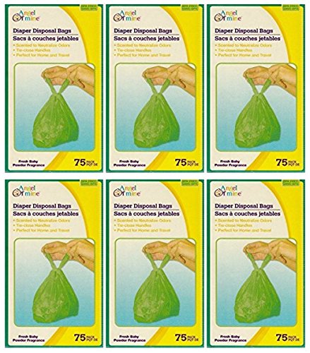 Amazon.com: Baby Diaper Disposal Bags, 6 Boxes, 450 Bags : Baby