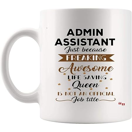 Amazon.com: Admin Assistant Gifts For Women Men - Administrative ...