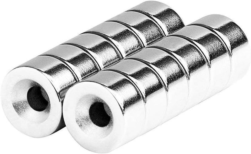 Amazon.com: Round Cylinder Magnets 1/2 inch - 6pcs Strong Magnetic ...