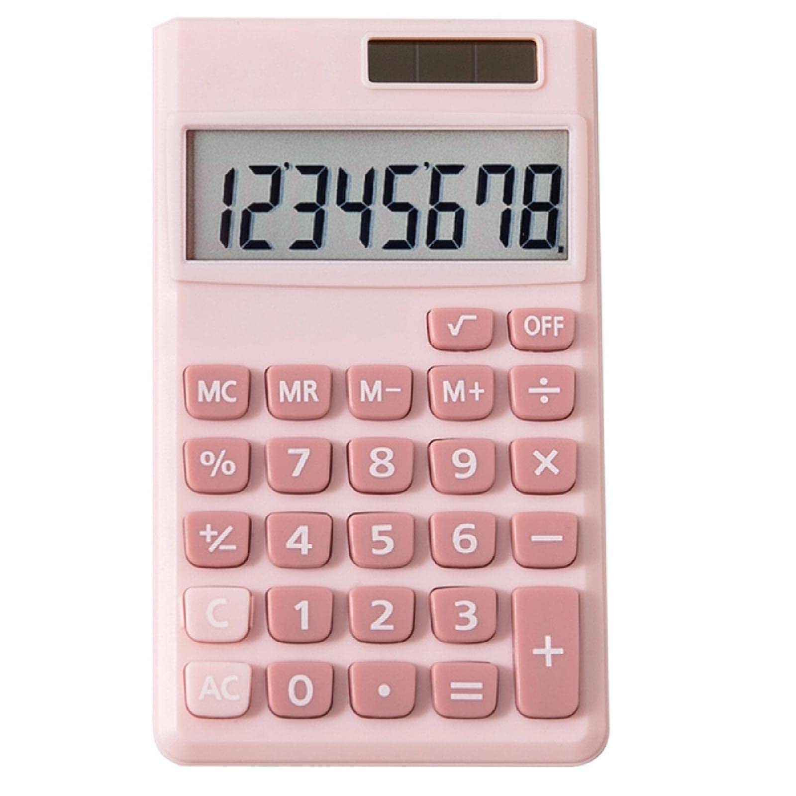 Mini Calculators, Pocket Calculator 8-Digit Solar Battery, Desktop ...