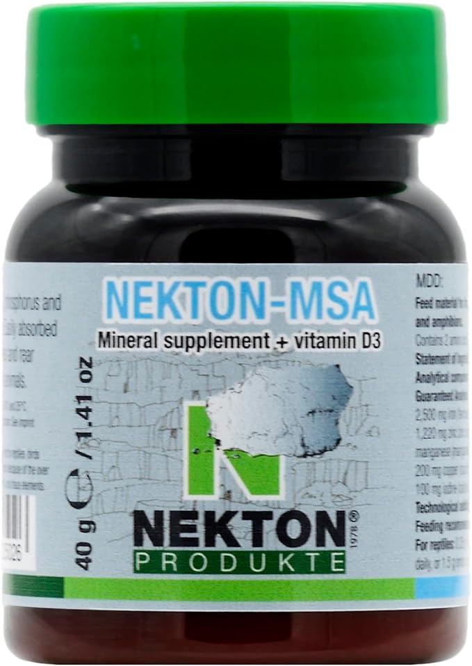 Amazon.com : Nekton-MSA High-Grade Mineral Supplement for Pets 40gm ...