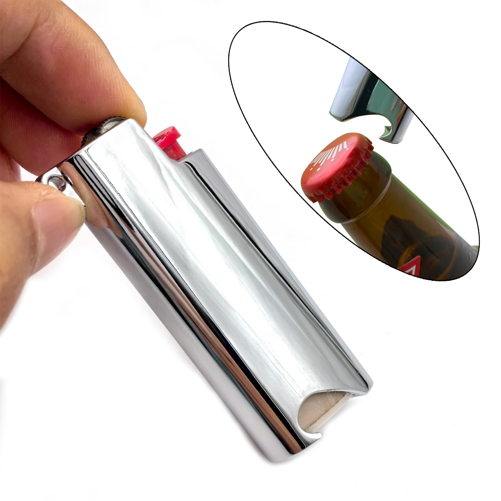 Amazon.com: Lucklybestseller Multifunctional Lighter Case Cover Holder ...