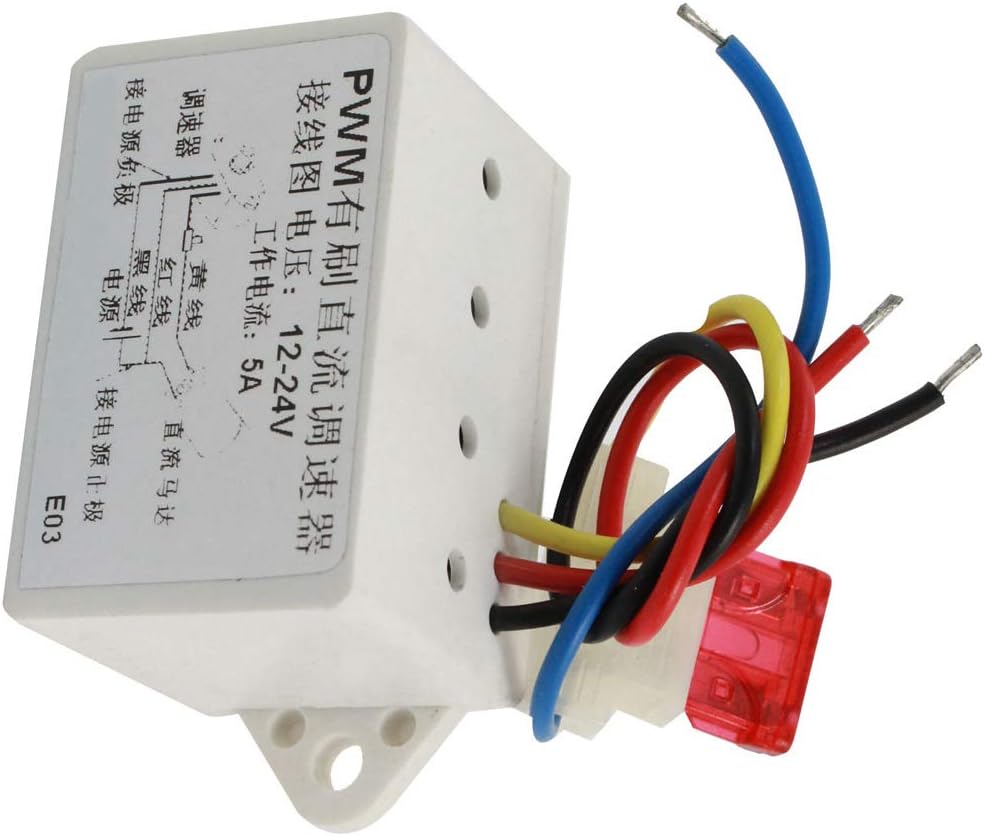 Amazon.com: Aexit DC 12-24V Controllers 5A Power Single Phase Variable ...