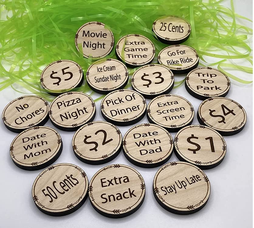 Amazon.com: Easter Egg Toys, Reward Tokens, Behavior Token, 20 Pack ...