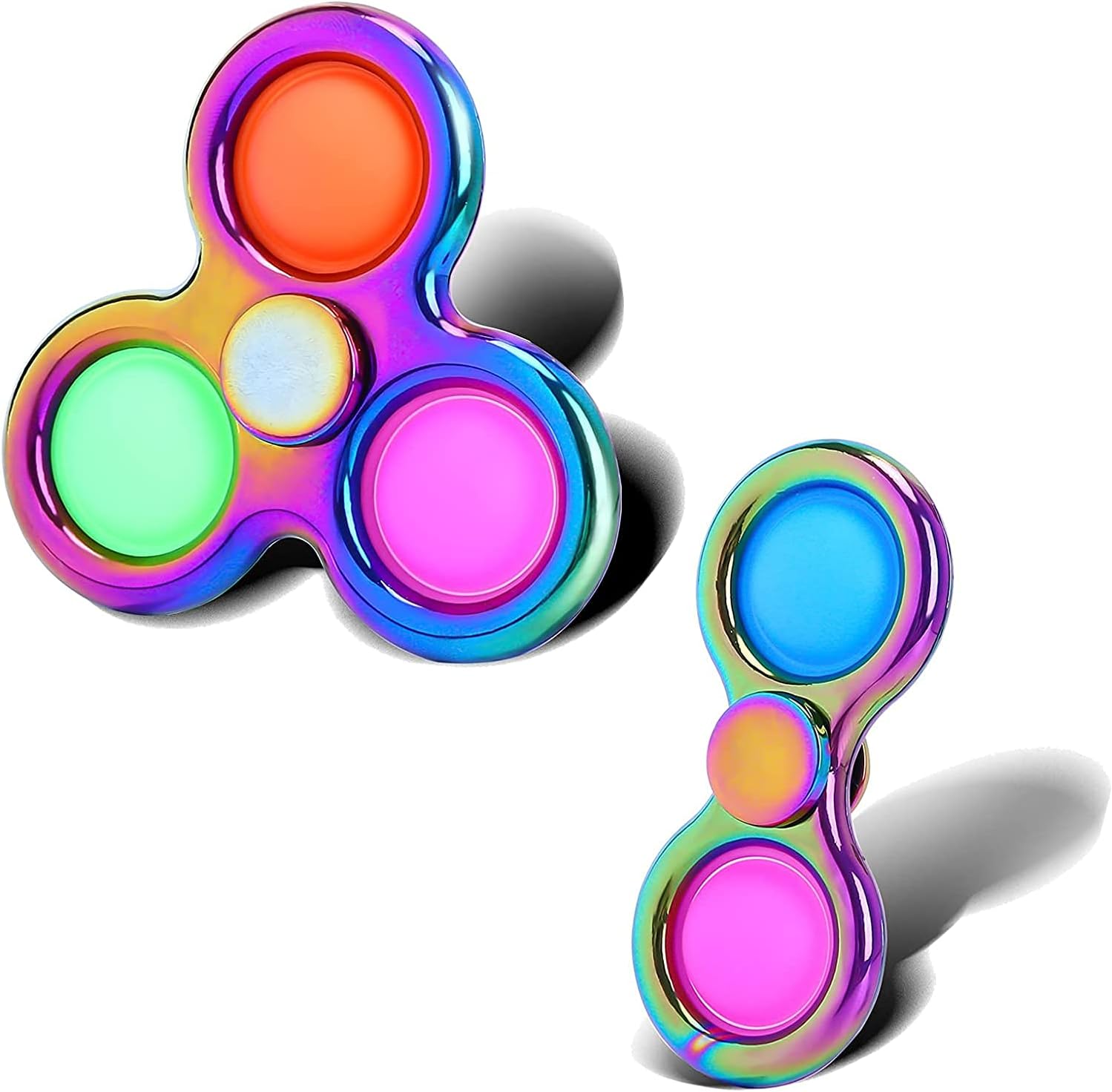 Amazon.com: Simple Dimple Fidget Spinner Toy, Handheld Mini Push Pop ...