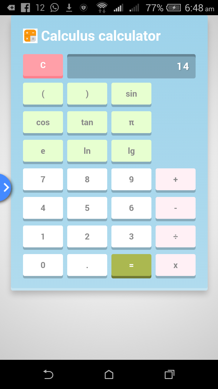 Calculus calculator - App on Amazon Appstore