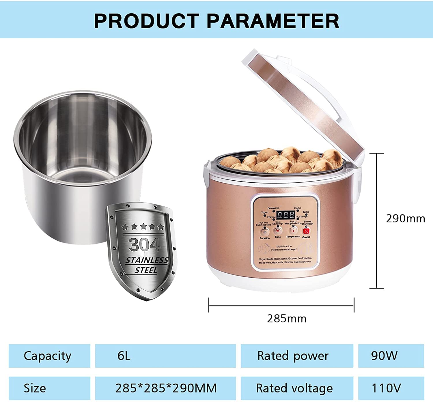 Black Garlic Fermenter Automatic Intelligent Black Garlic Maker Ferment ...