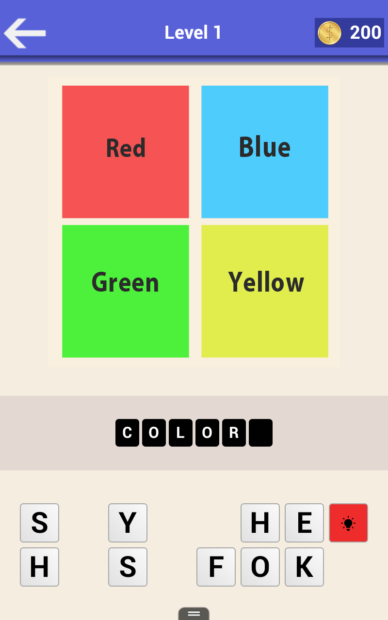 4 Words 1 Word Riddle - Guess Quiz Game - App on Amazon Appstore