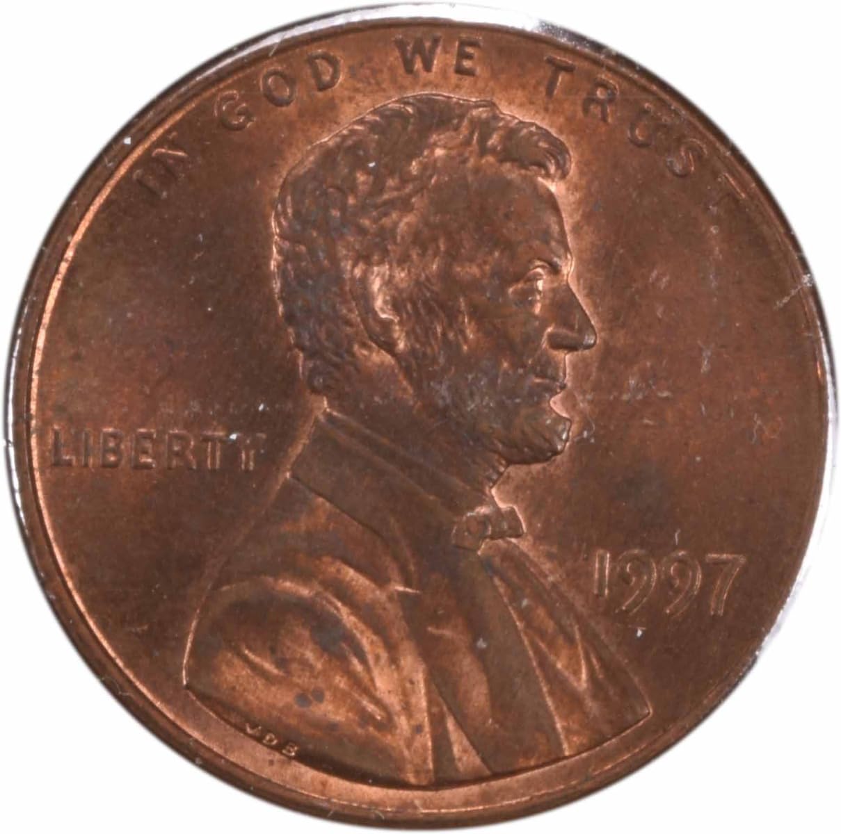 1997 P Lincoln FS-101 Cent Doubled Ear Uncertified MS63 at Amazon's ...