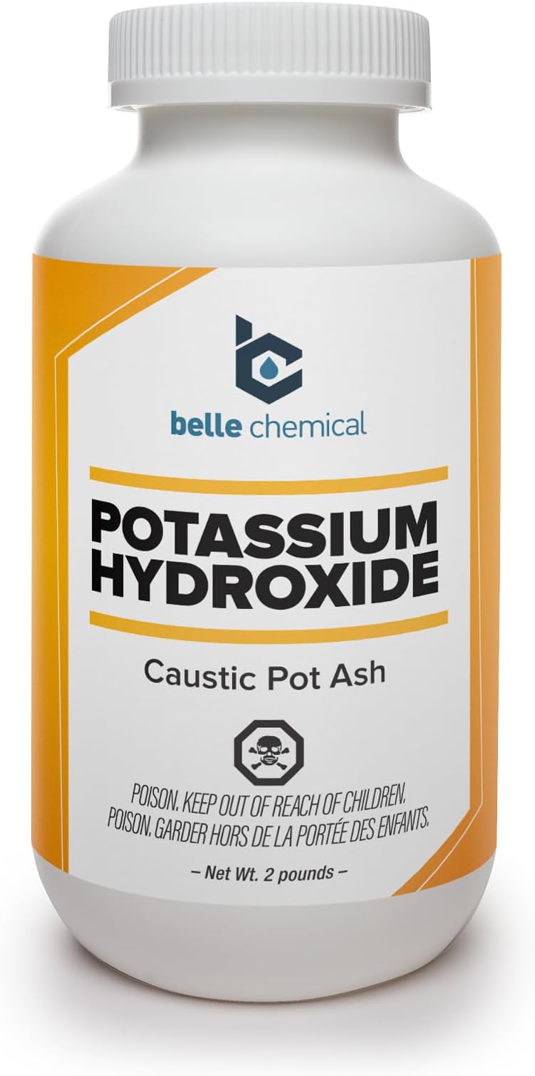 Amazon.com: Potassium Hydroxide 90% Pure Food Grade Caustic Potash ...