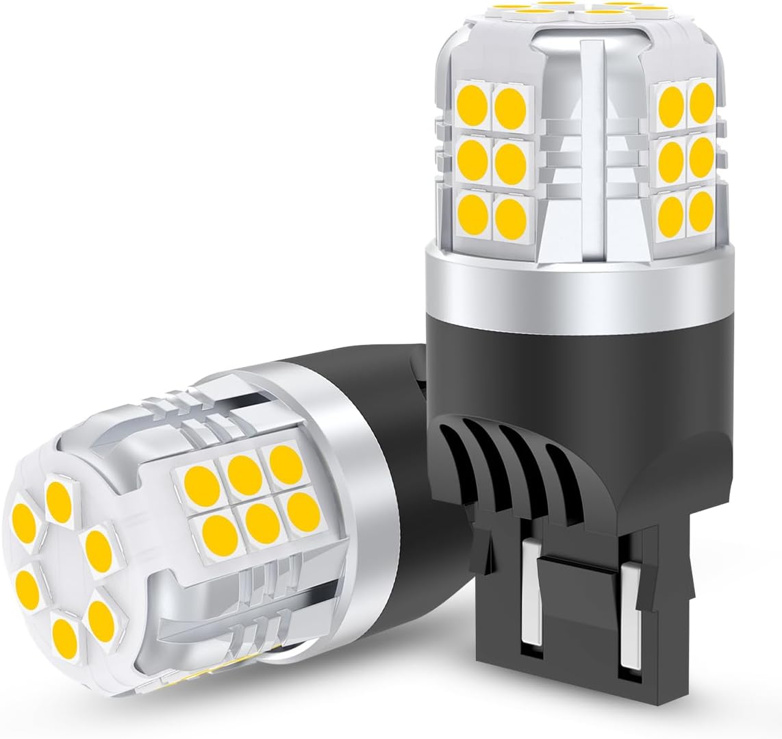 Amazon | T20 ダブル球 ホワイト バックランプ LEDバルブ 汎用 超高輝度 30連3030SMD テールライト/ブレーキライト ...