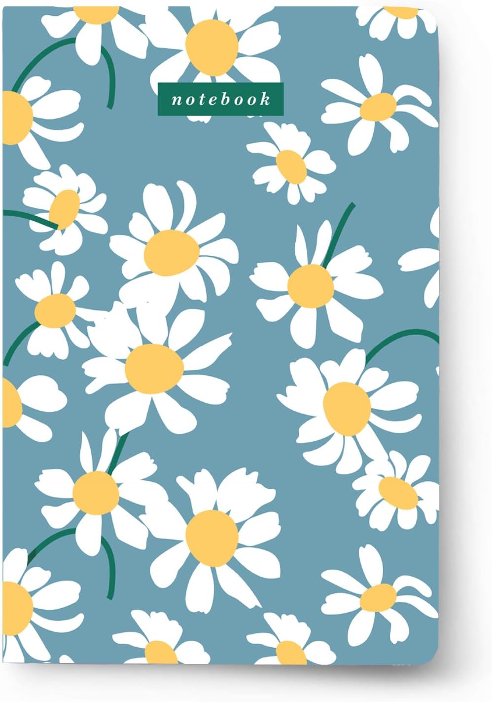 amazon basics A5 Ruled Daily Journal Notebook (Black) | 144 Pages ...