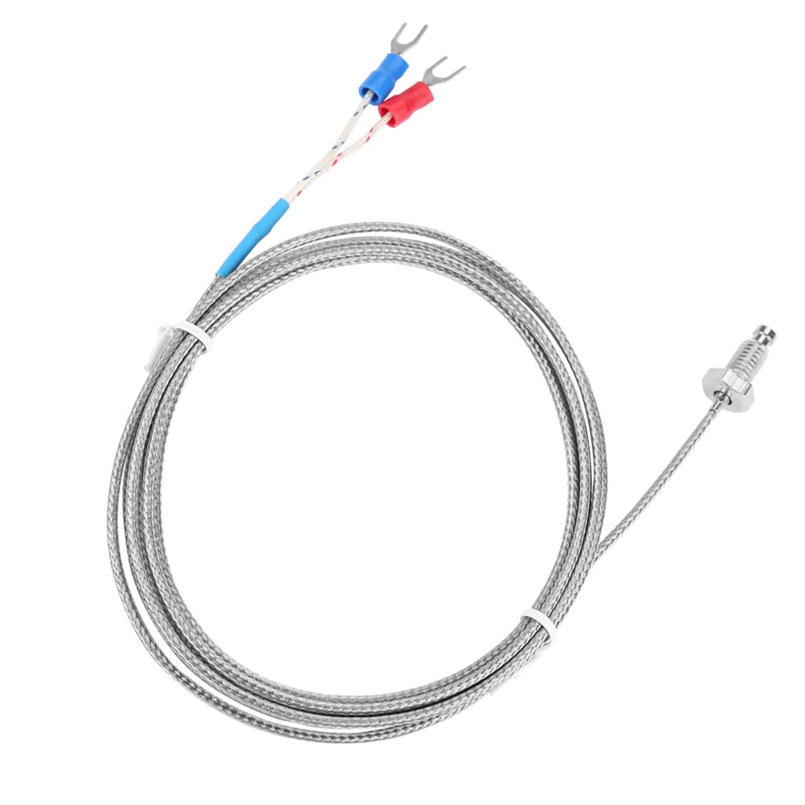 K Type Thermocouple Keenso Type K Thermocouple, M6 Screw Fine Thread ...