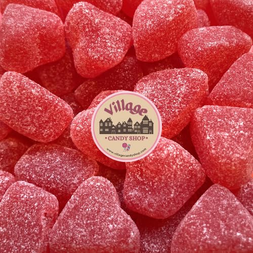 Amazon.com : Cherry Jelly Hearts Candy Red Soft & Chewy Candy (7 oz ...