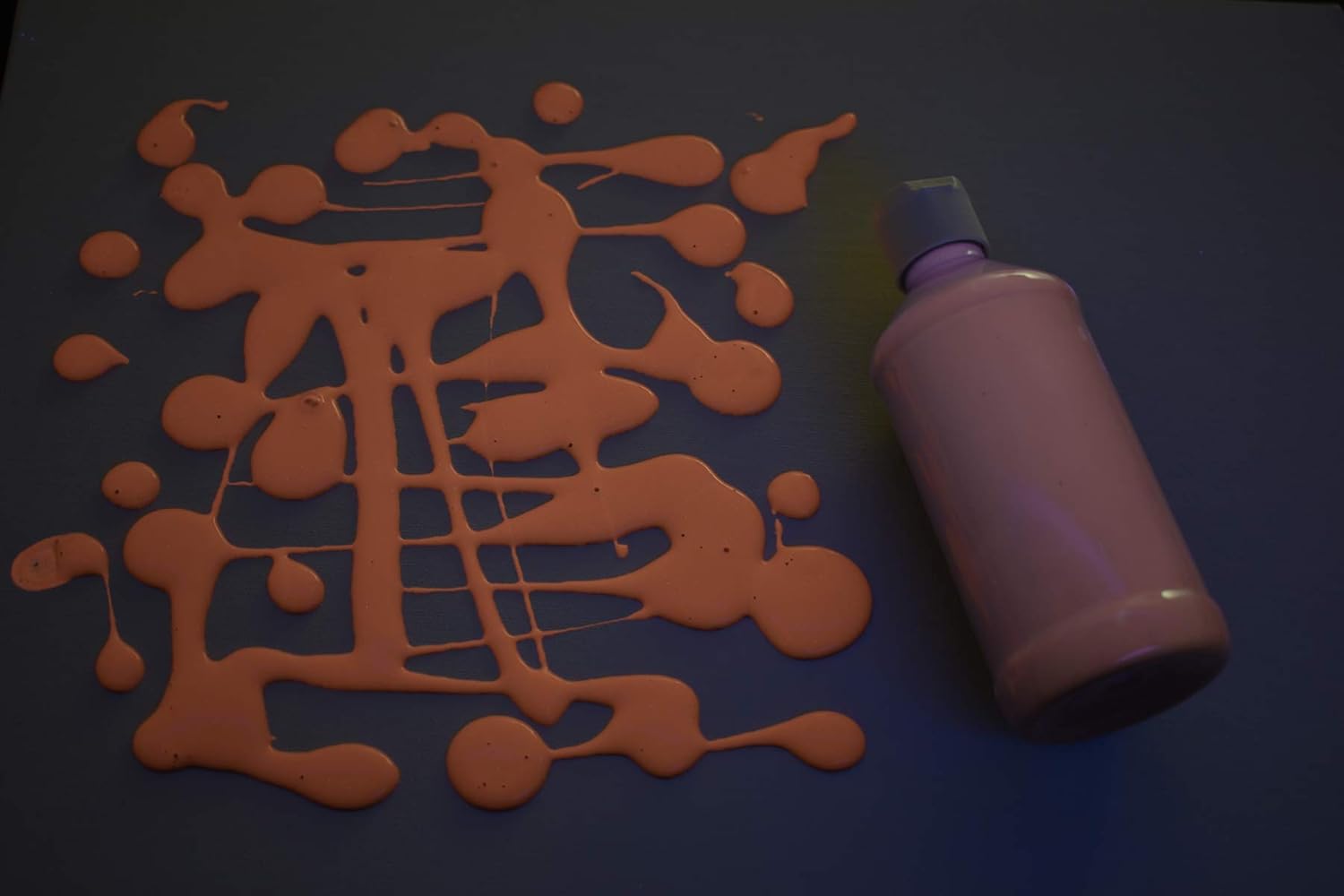 Amazon.com: DirectGlow 8oz UV Blacklight Reactive Fluorescent Acrylic ...