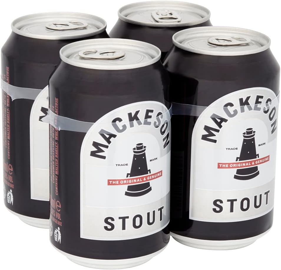 Mackeson Stout Beer Cans, 4 x 330ml : Amazon.co.uk: Grocery