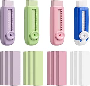 Amazon.com : 16 Pack Retractable erasers, Erasers for Drawing, Pencil ...
