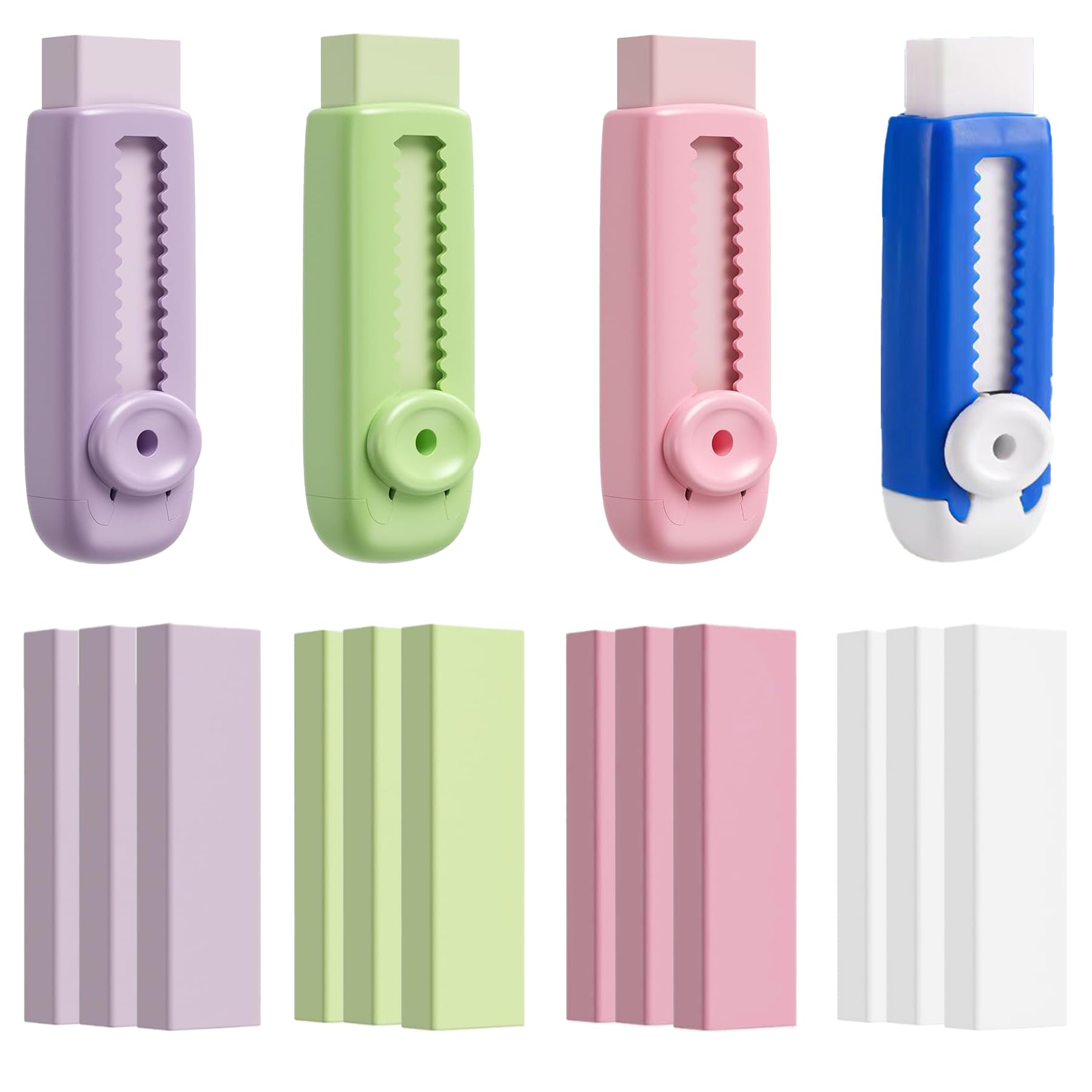 Amazon.com : 16 Pack Retractable erasers, Erasers for Drawing, Pencil ...