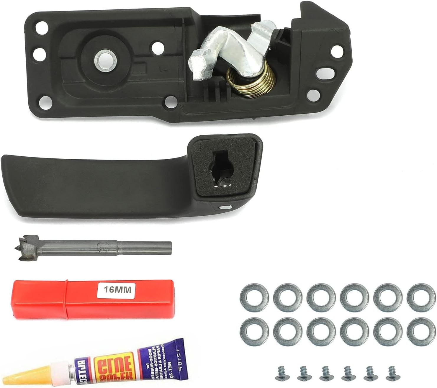 ECOTRIC Interior Door Handle Kit Compatible with 2007-2014 Chevy ...