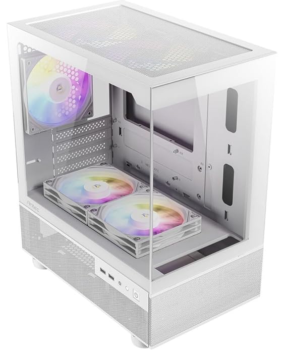 Amazon.in: Buy Antec CX200M RGB Elite PC Case Full View Tempered Glass ...