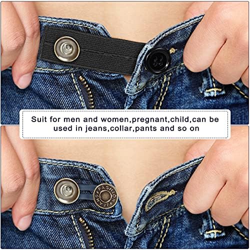 19 Pieces Waist Extender Set Maternity Pants Extender Adjustable Pant ...