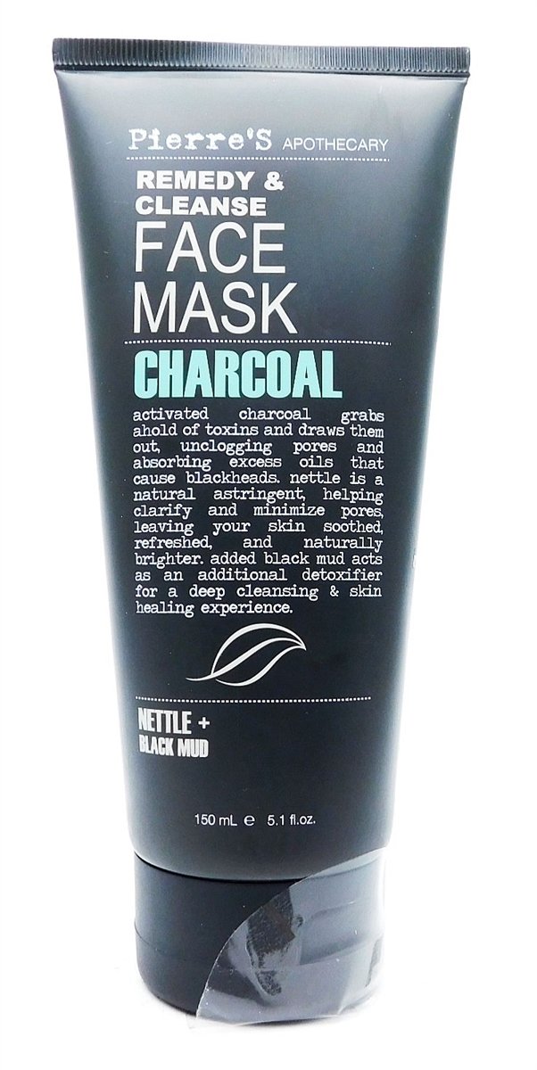 Amazon.com: Pierres Face Mask Remedy & Cleanse Charcoal 5.1 Ounce Tube ...
