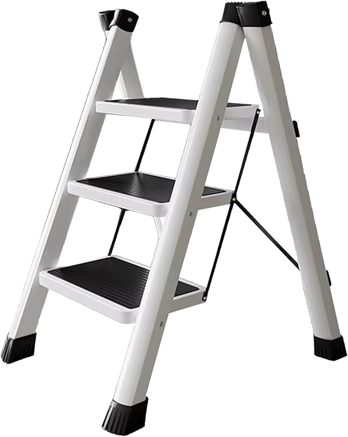 Bluelander Escalera Plegable Multifuncional Tipo Tijera 3 Peldaños ...