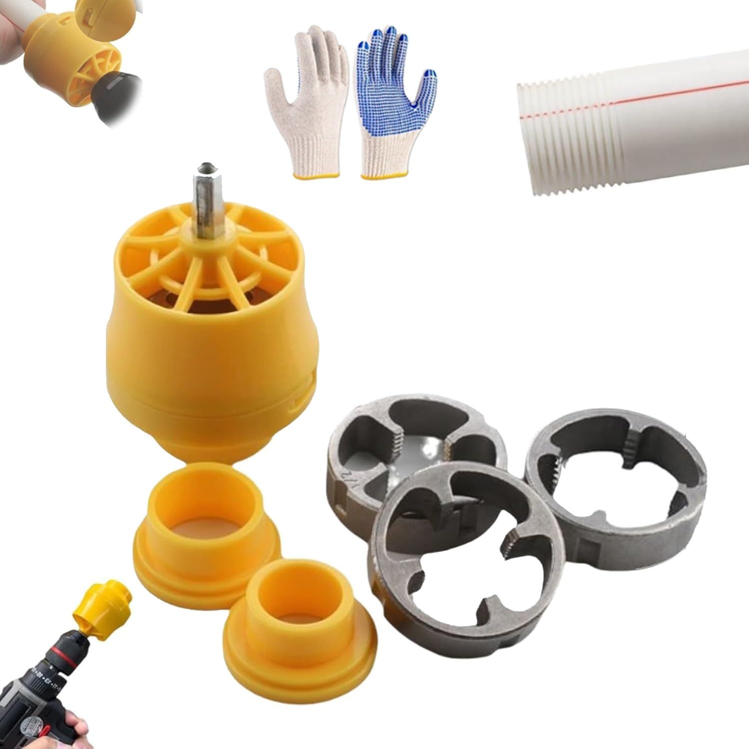 Plastic Pipe Threader, Pvc Pipe Threader - Modified Threading Equipment ...