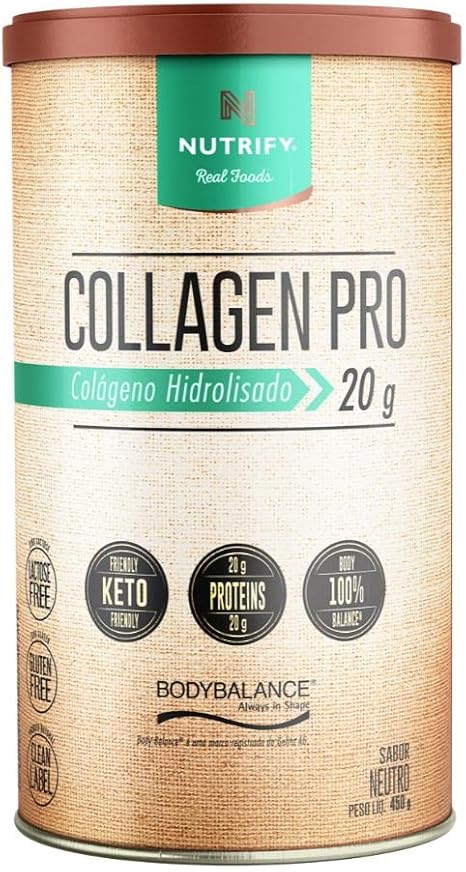 Nutrify - Colágeno Collagen Pro - 450g - Neutro | Amazon.com.br