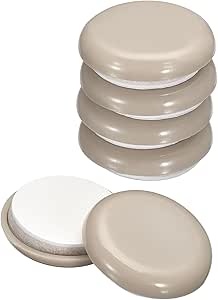 uxcell Furniture Sliders, 16Pcs 1 1/4" - Plastic Self-Adhesive Round ...