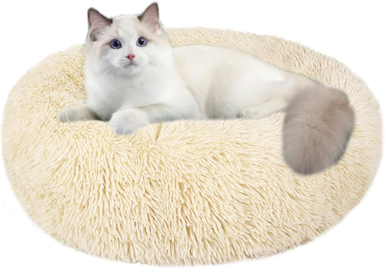Amazon.com : Nisrada Cat Beds for Indoor Cats,20 Inch Dog Bed for Small ...