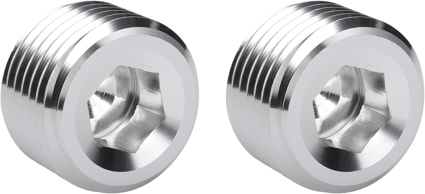 Amazon.com: Podavelle 1/2 NPT Male Thread Allen Head Socket Pipe Plug ...