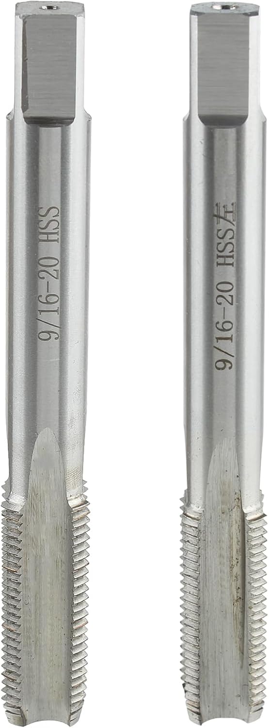 MOTOALL 9/16-20 TPI Right & Left Hand Thread Tap HSS for Bike Crank ...