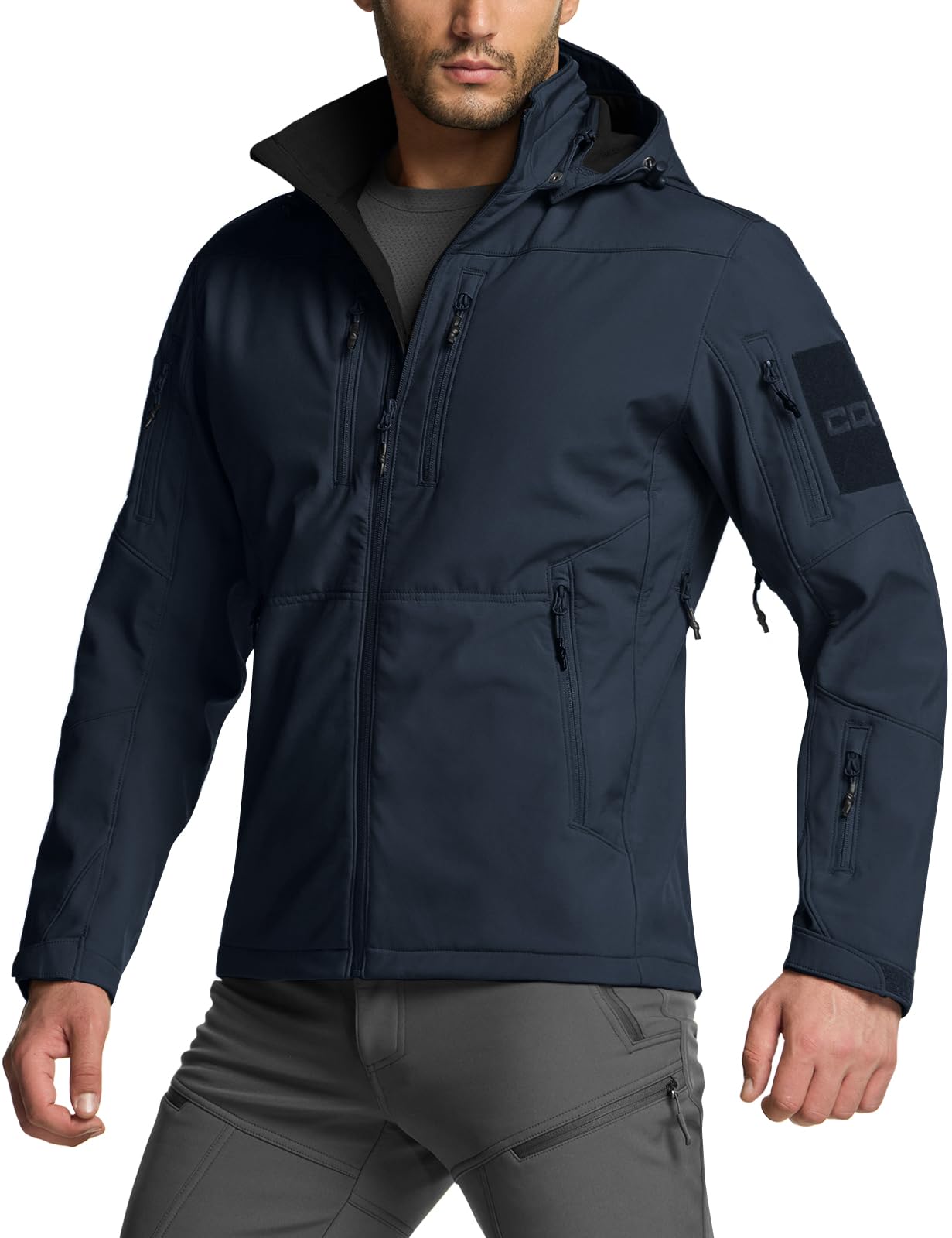 Snapklik.com : Mens Fleece Lined Tactical Softshell Jackets ...