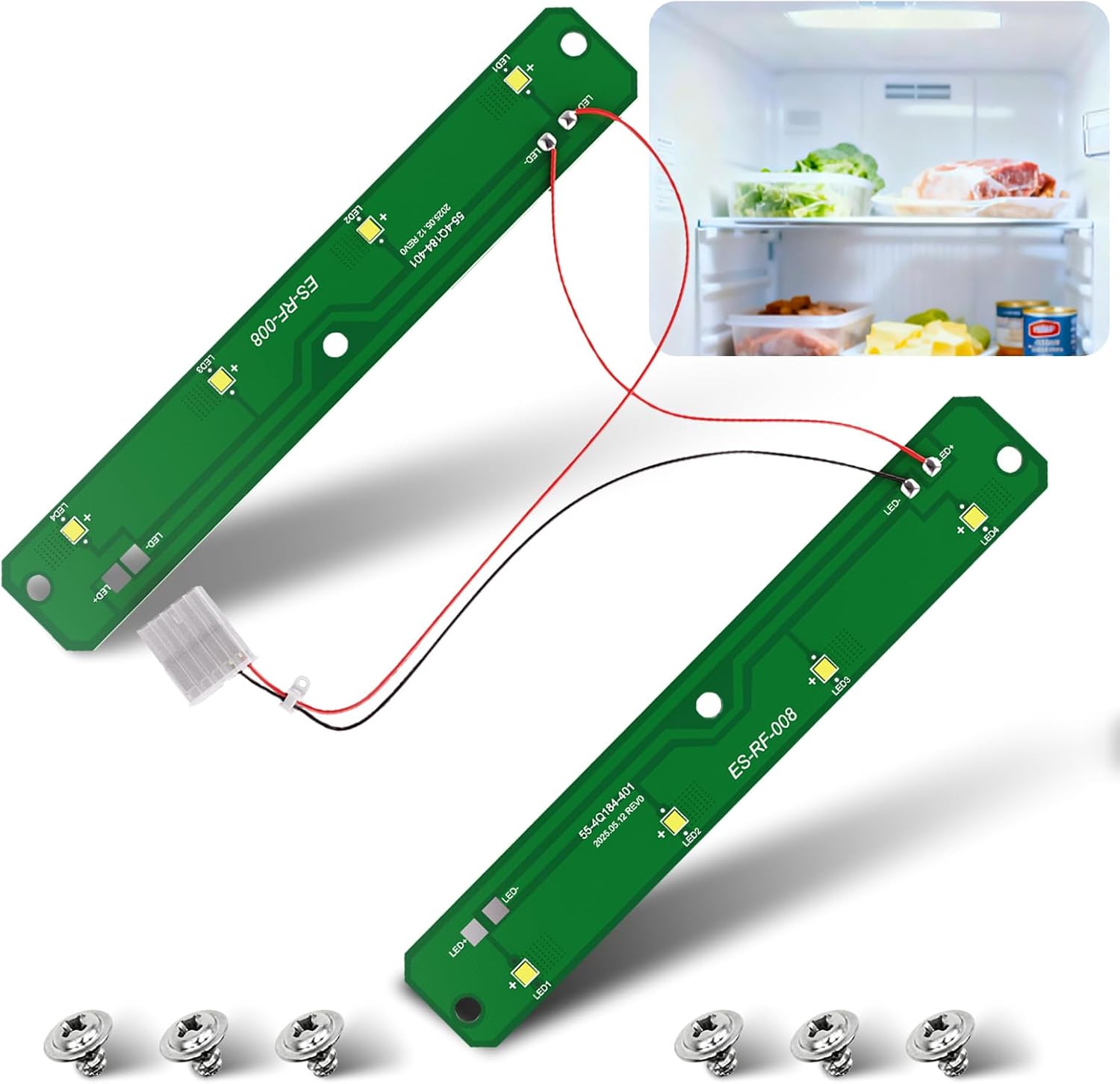 Amazon.com: Sguuuwt Refrigerator LED Light Replacement for Whirlpool ...