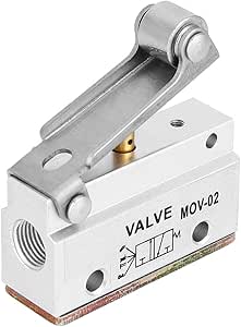 MOV 02 G1/8 Thread Roller, Pneumatic Float Valve Pneumatic Limit Switch ...