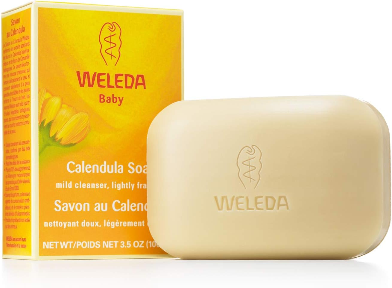Weleda Soap with Calendula, Natural Soap, Sensitive Skin, For Women ...