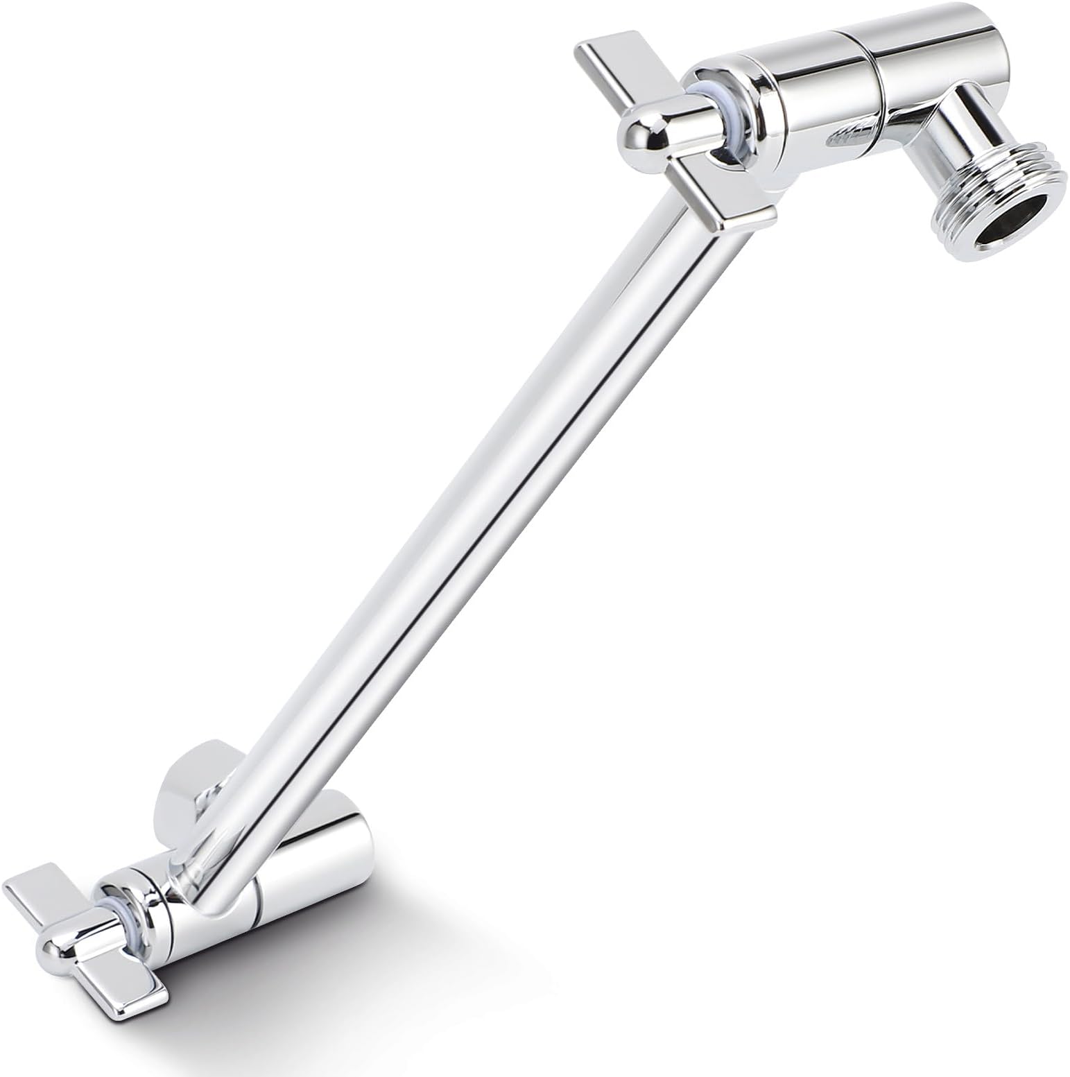Shower Extension Arm 8-Inch High Rise S-Curved Goose neck Stainless ...