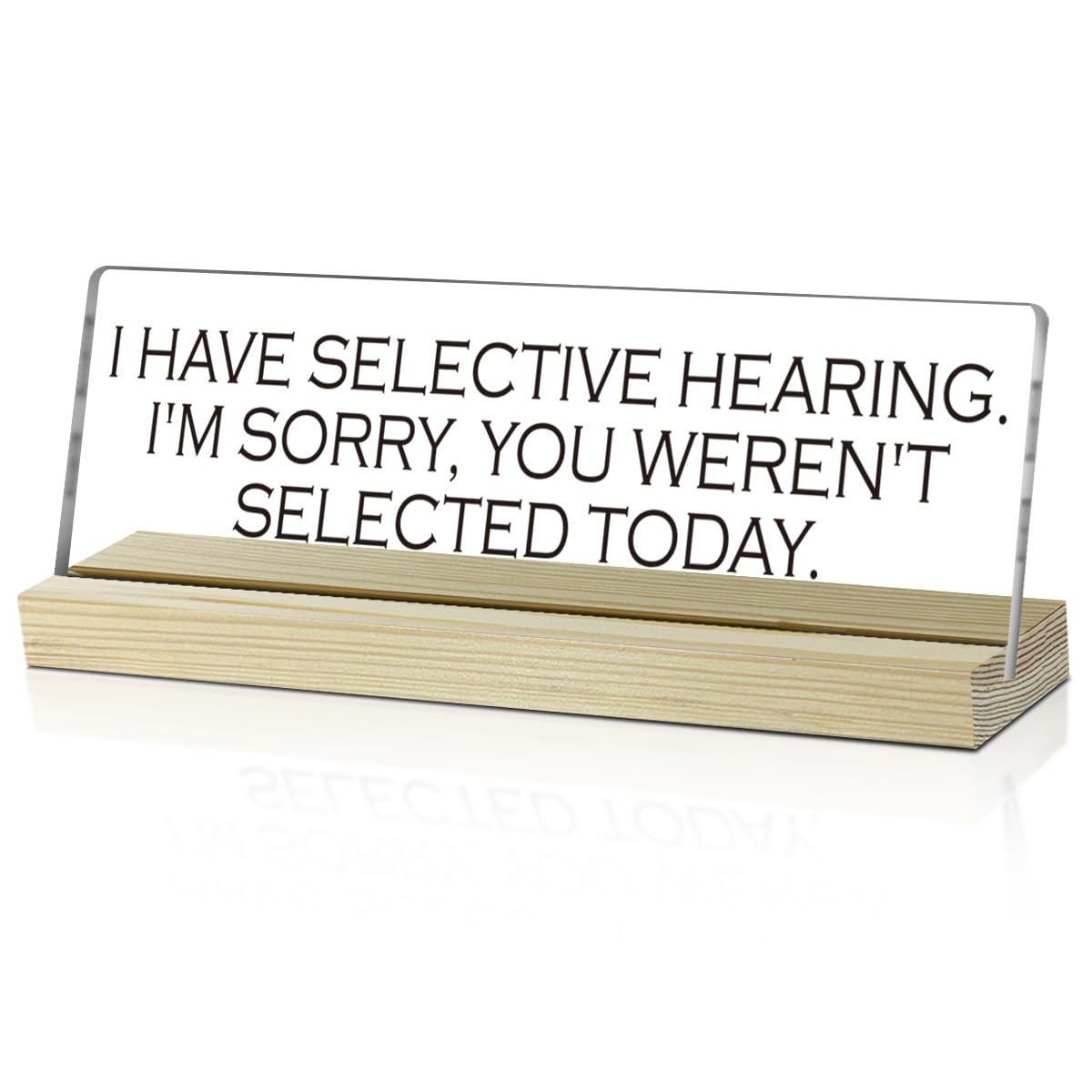 Amazon.com: Funny Sign Work Office Desk Decor for Women Men Funny ...